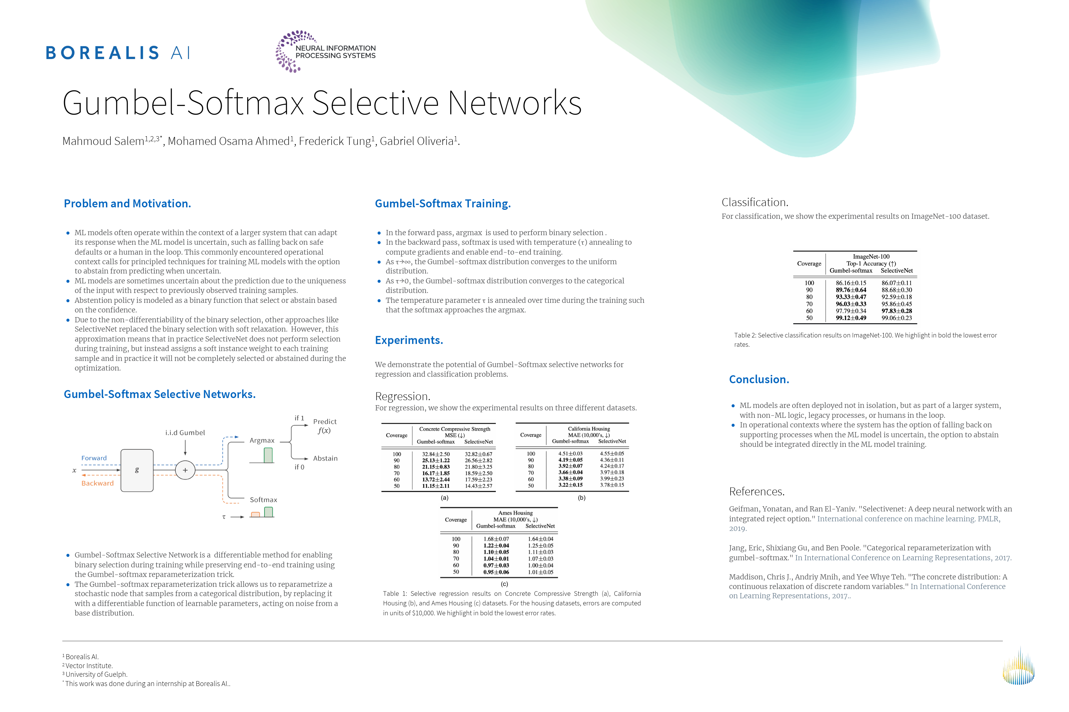 NeurIPS Gumbel-Softmax Selective Networks
